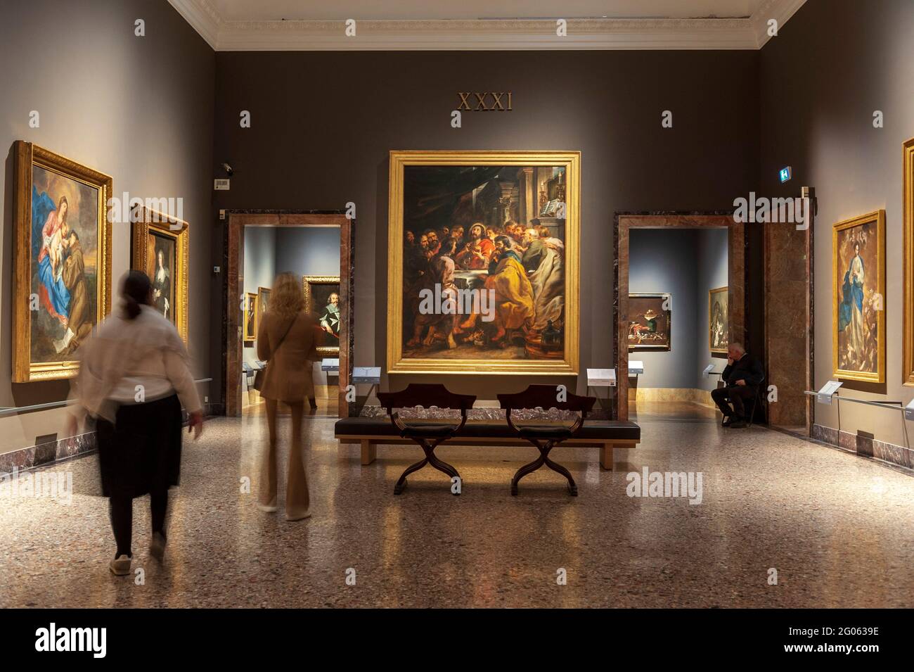 Pinacoteca di Brera museum, Brera district, Milan, Lombardy, Italy ...