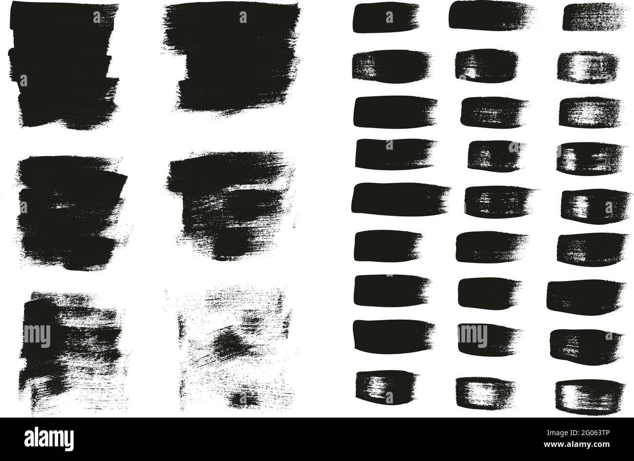 Flat Calligraphy Paint Brush Regular Short Background & Straight Lines ...