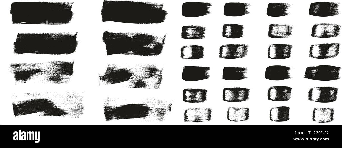 Flat Calligraphy Paint Brush Regular Short Background & Straight Lines ...