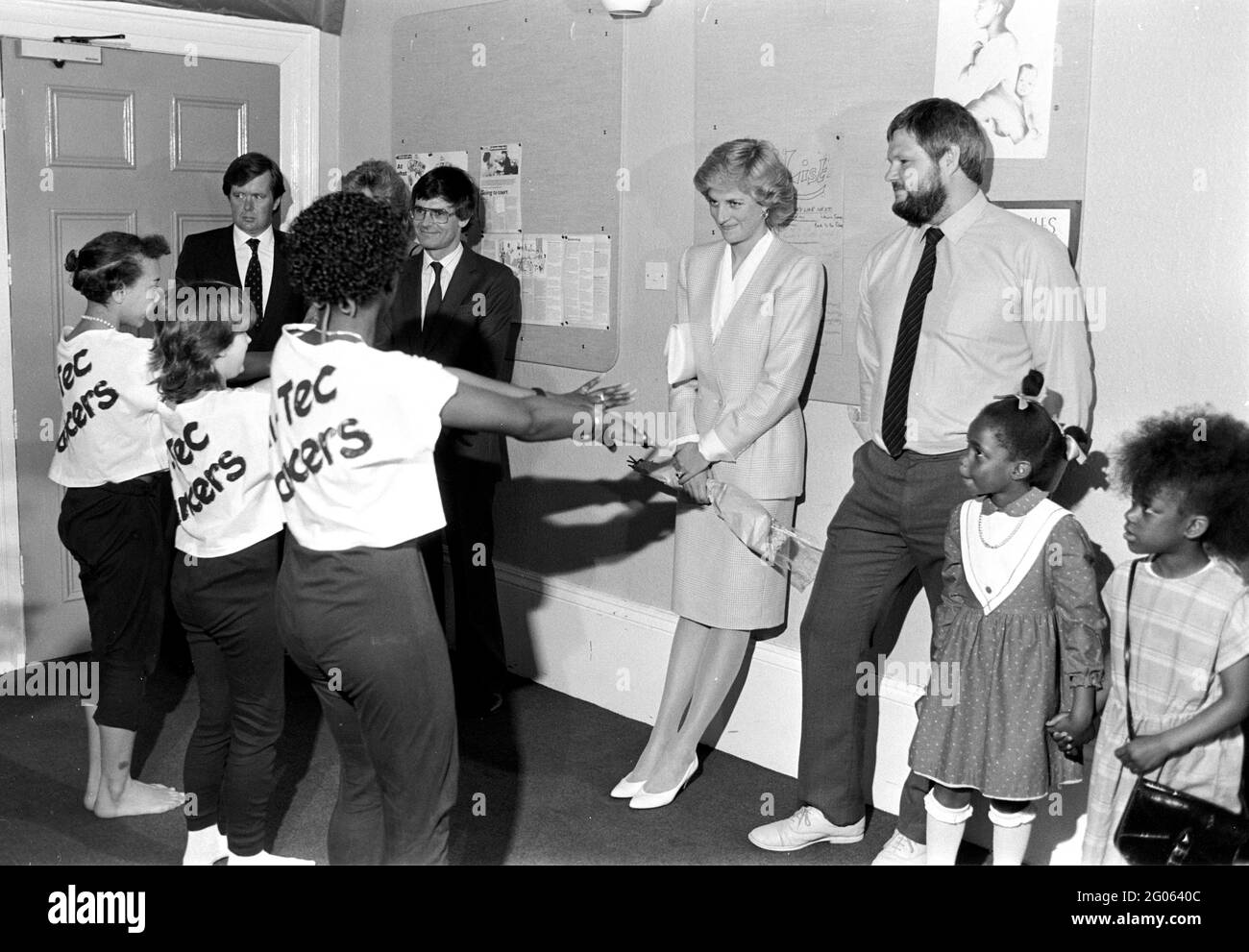 Princess diana 1987 Black and White Stock Photos & Images - Alamy