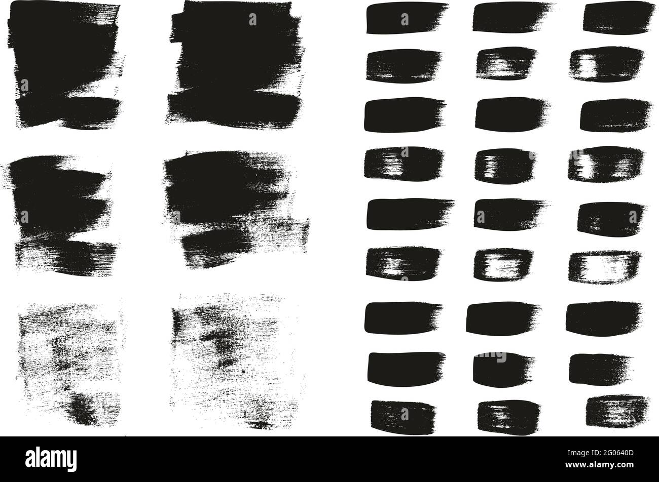 Flat Calligraphy Paint Brush Regular Short Background & Straight Lines ...