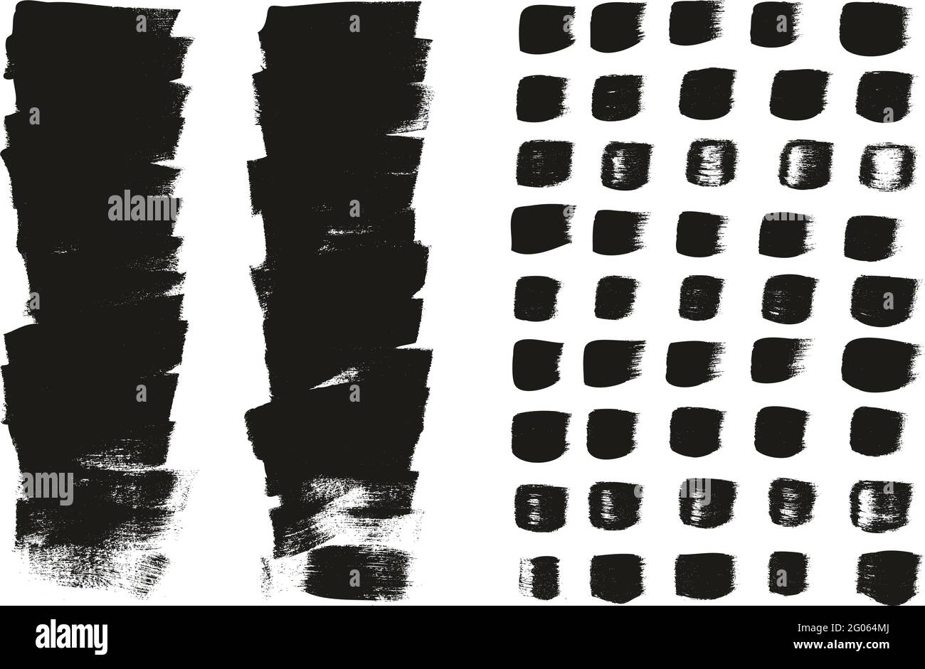 Flat Calligraphy Paint Brush Regular Short Background & Straight Lines ...