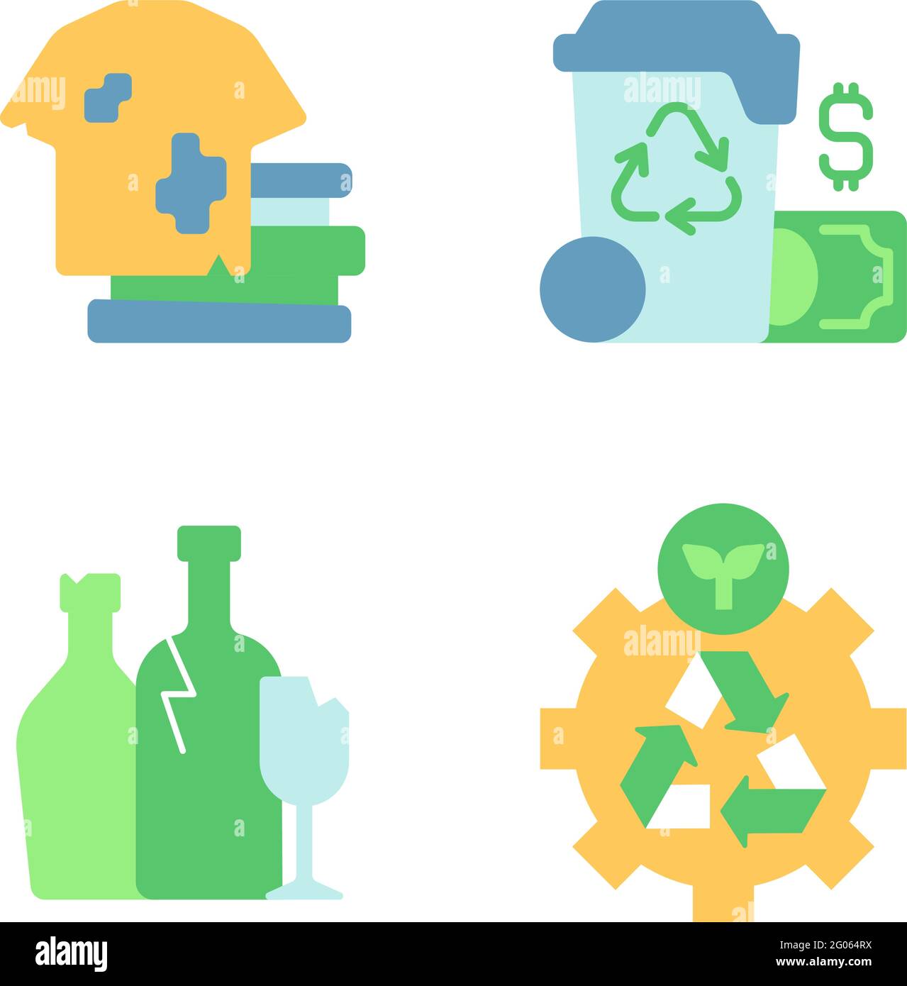 Responsible disposal of waste Stock Vector Images - Alamy