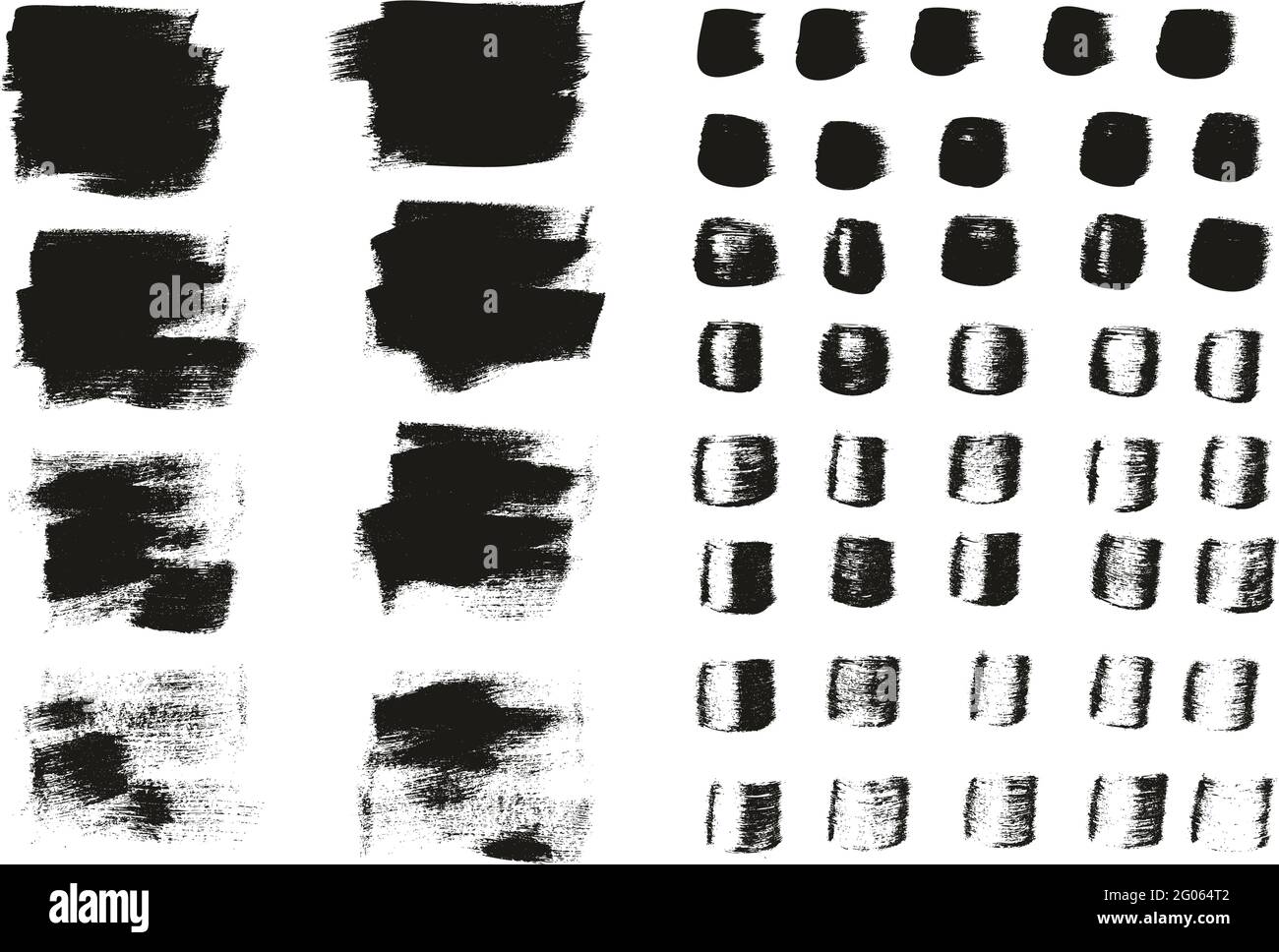 Flat Calligraphy Paint Brush Regular Short Background & Straight Lines ...