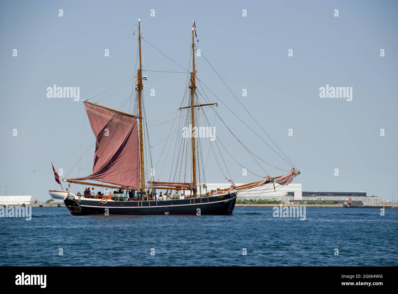 Vintage danish sailing boat hi-res stock photography and images - Alamy
