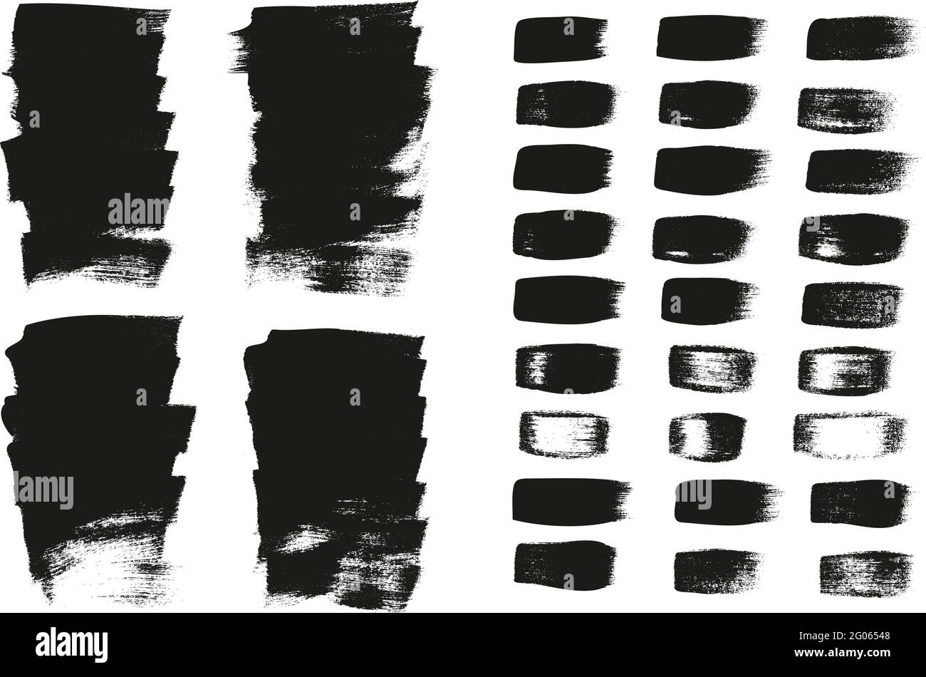 Flat Calligraphy Paint Brush Regular Short Background & Straight Lines ...