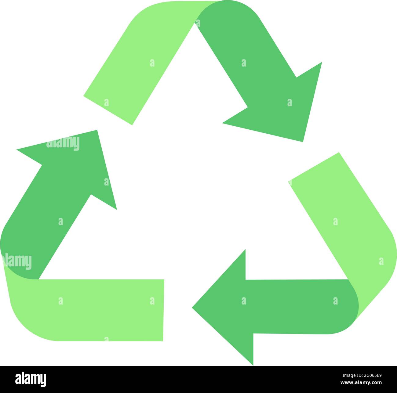 Recycling vector flat color icon Stock Vector Image & Art - Alamy