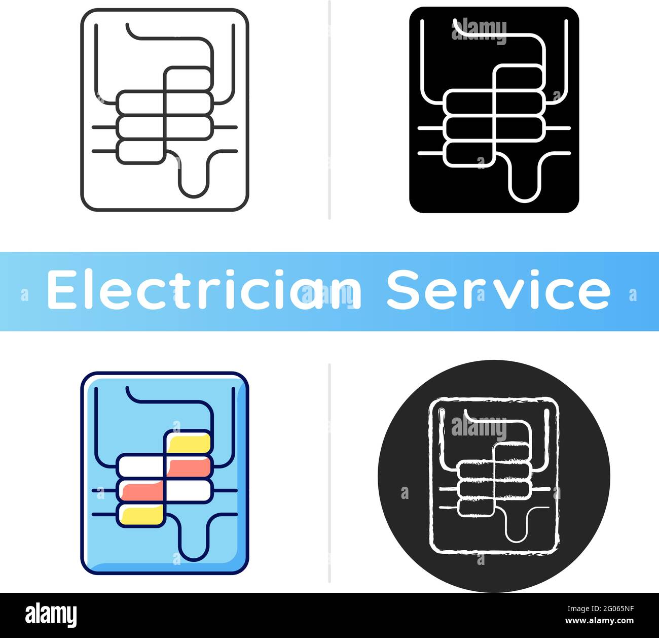 Circuit breaker panel icon hi-res stock photography and images - Alamy