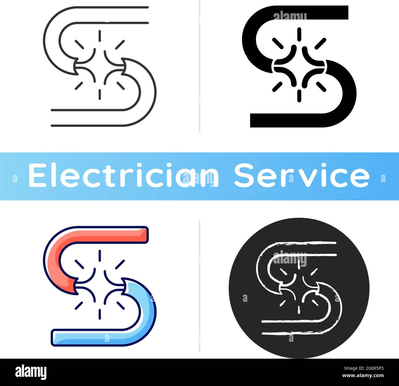 Short circuit icon Stock Vector Image & Art - Alamy