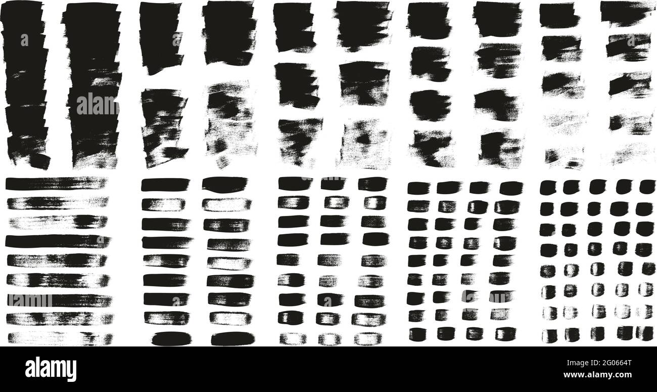 Flat Calligraphy Paint Brush Regular Short Background & Straight Lines ...