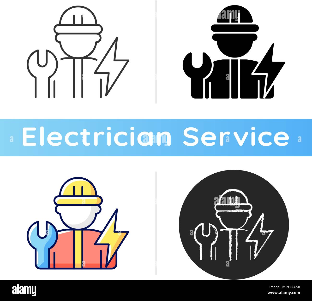 Electrician wiring domestic Stock Vector Images - Alamy