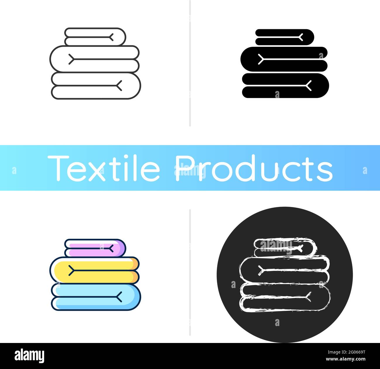 Textile industry stack fabric Stock Vector Images - Alamy