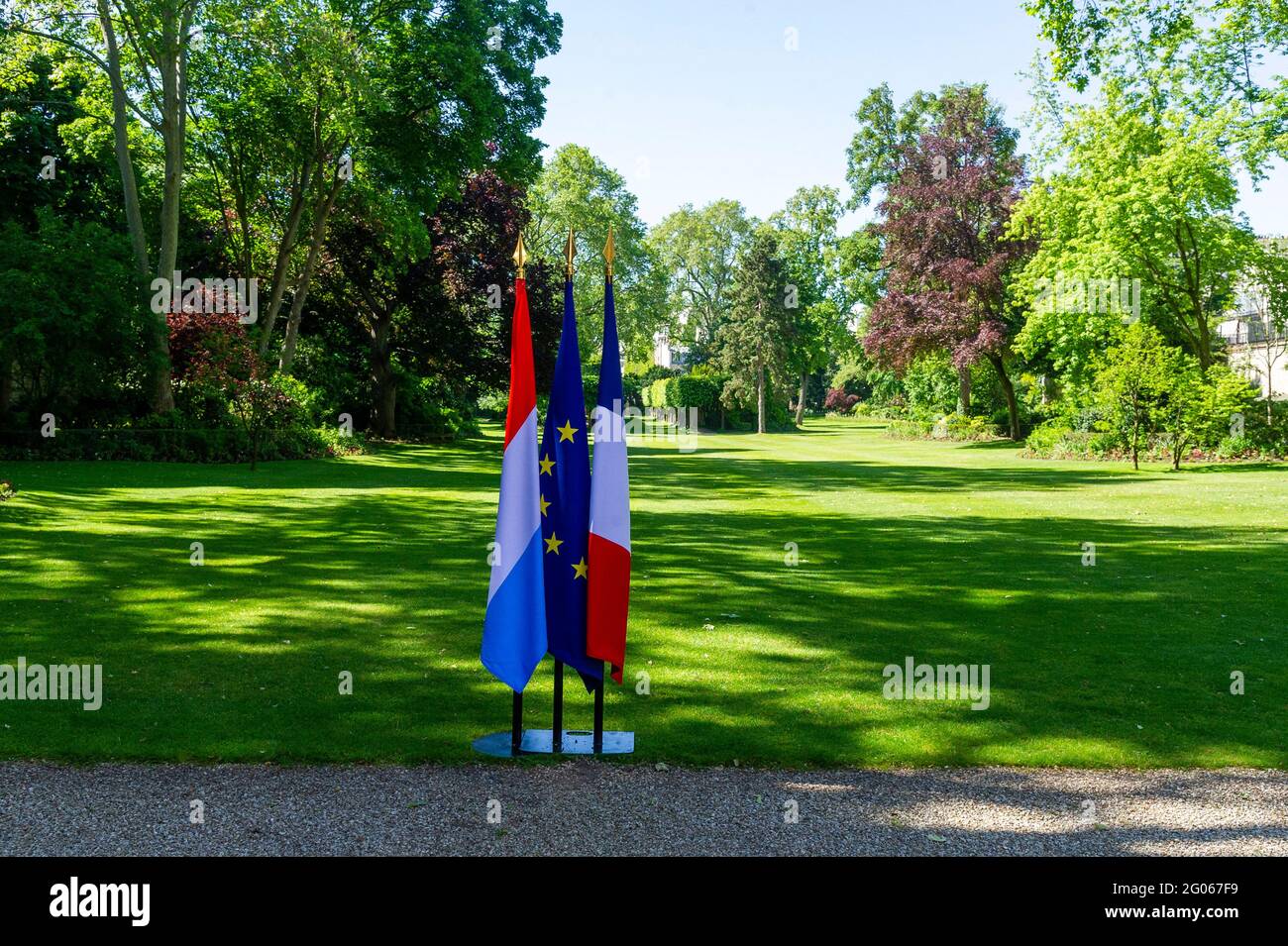 Prime Minister Jean Castex receives Xavier Bettel, Prime Minister of ...