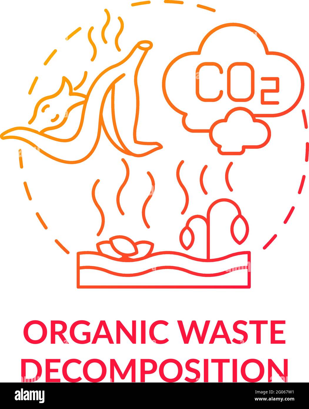 Organic waste decomposition concept icon Stock Vector Image & Art - Alamy Organic waste decomposition concept icon Stock Vector Image & Art - Alamy