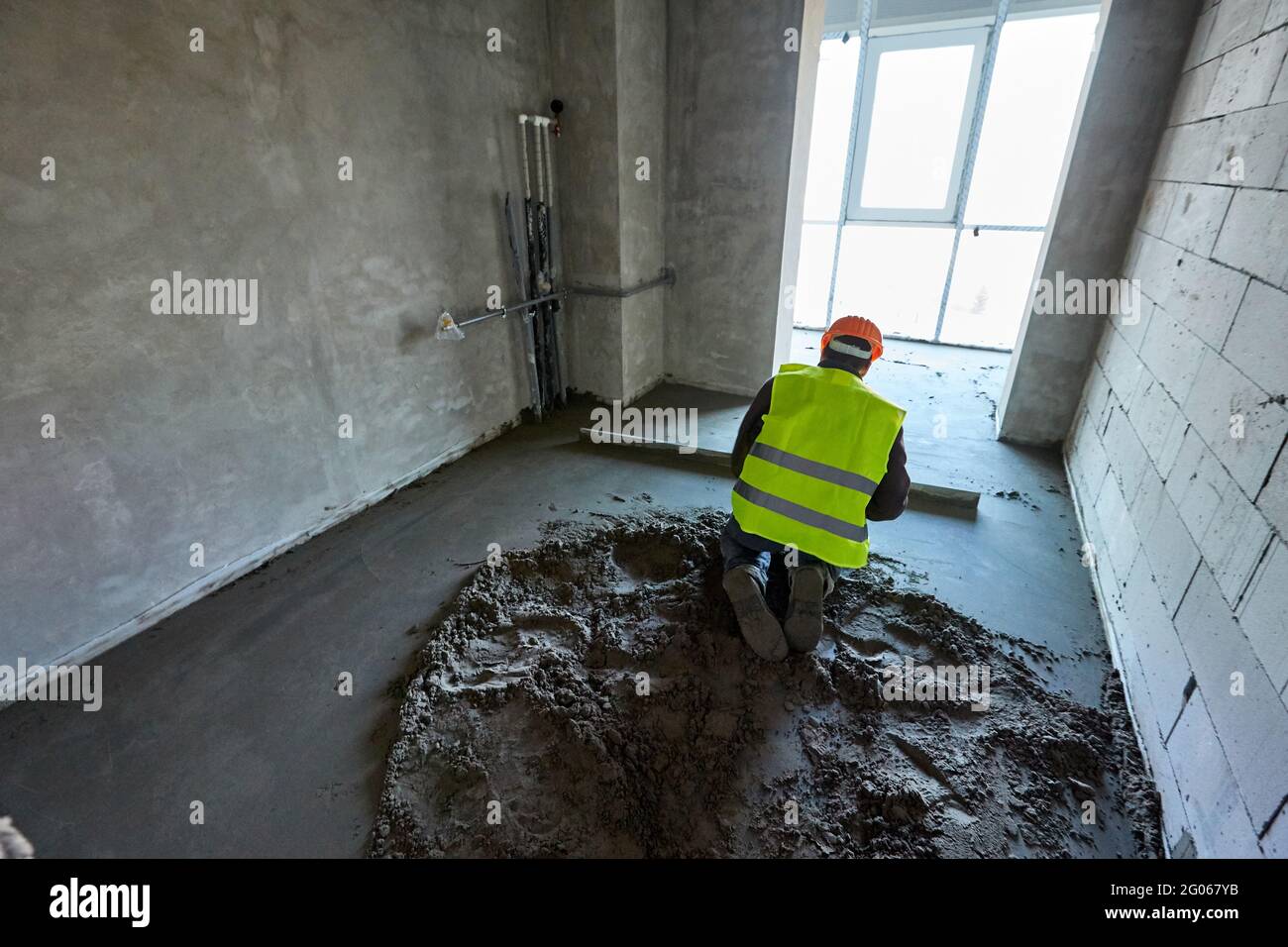 Making cement hi-res stock photography and images - Alamy