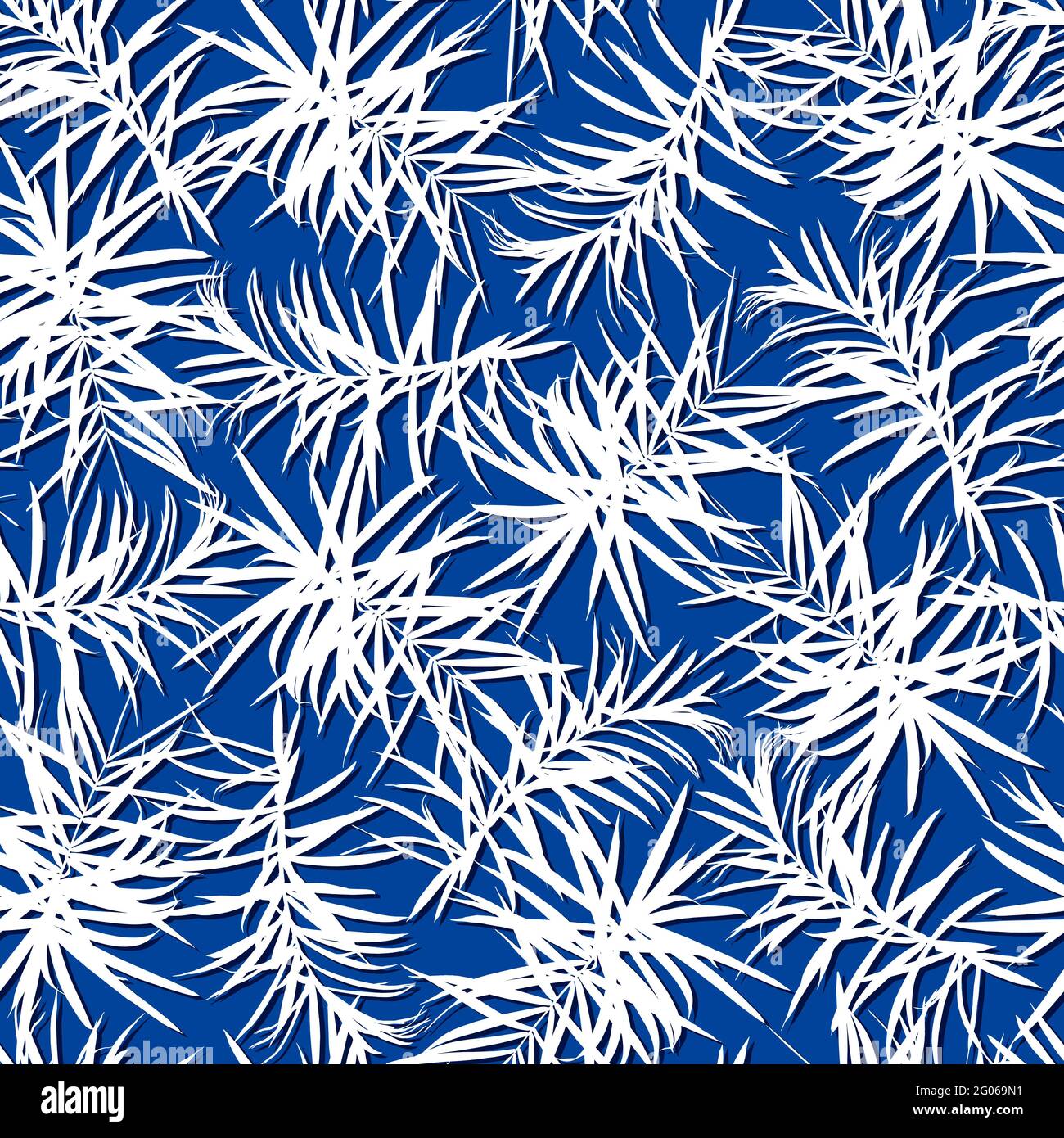Palm tree illustration pattern hi-res stock photography and images - Alamy