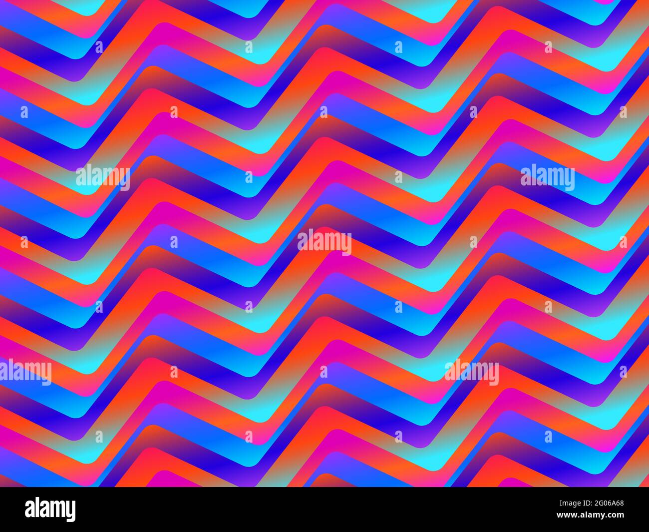 Wavy bright gradient background. Synthwave pattern. Trendy gradient ...