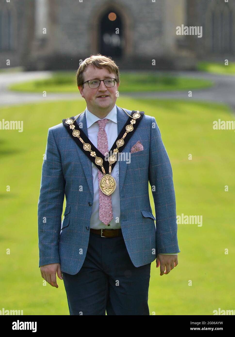 Mayor of Lisburn & Castlereagh City Council Nicholas Trimble speaks to ...