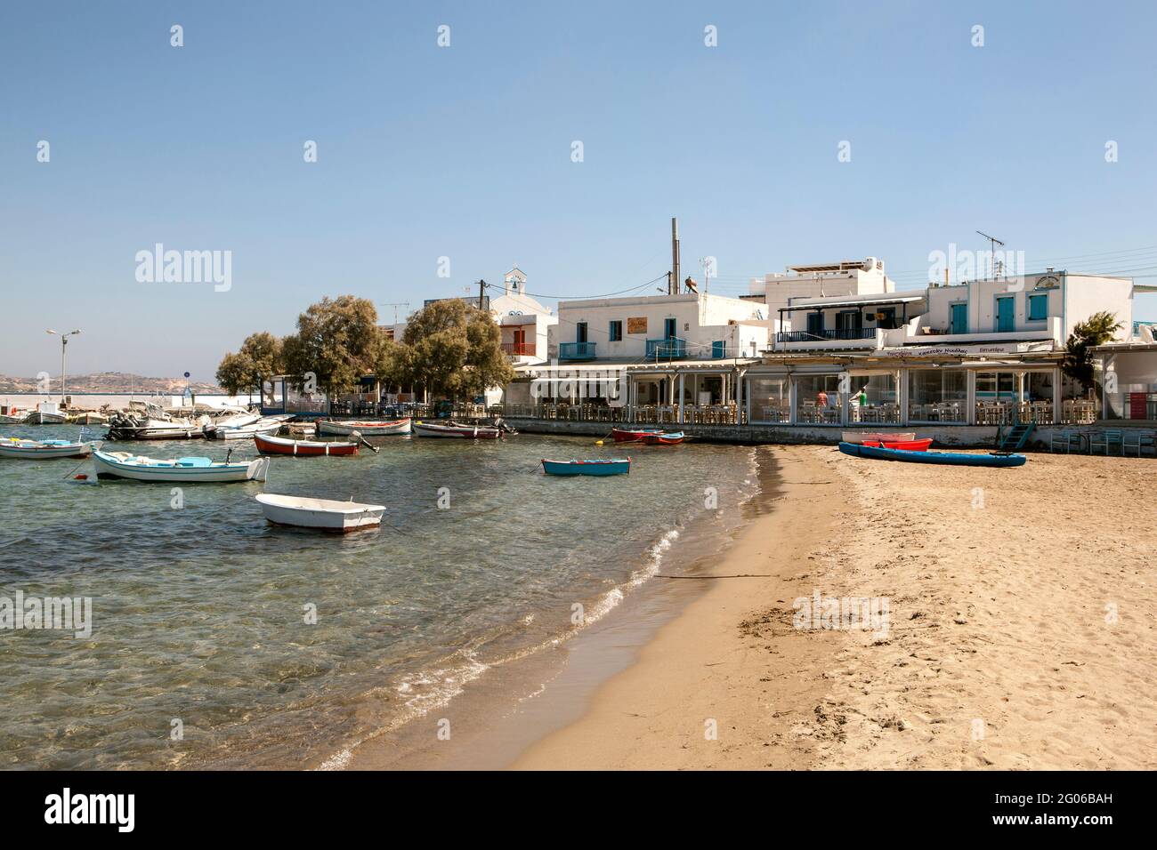 Cyclades milos pollonia greece islands hi-res stock photography and ...