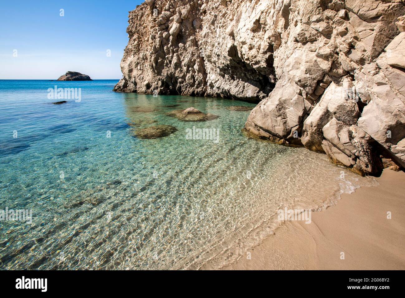 Tsigrado beach, Milos Island, Greece, Milos, Cyclades, Greece, Europe ...
