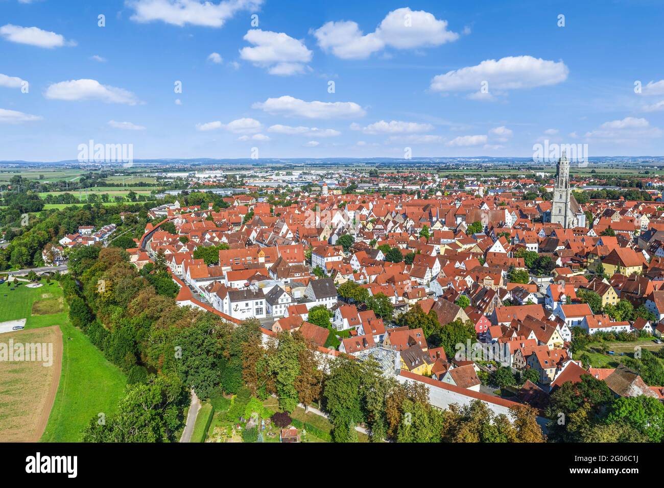 Nördlingen aerial hi-res stock photography and images - Alamy