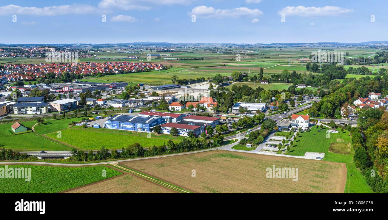Nördlingen aerial hi-res stock photography and images - Alamy