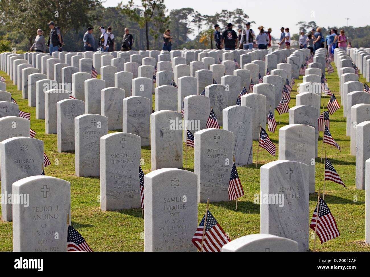 Lake Worth, USA. 30th May, 2021. A group of volunteers walk as American ...