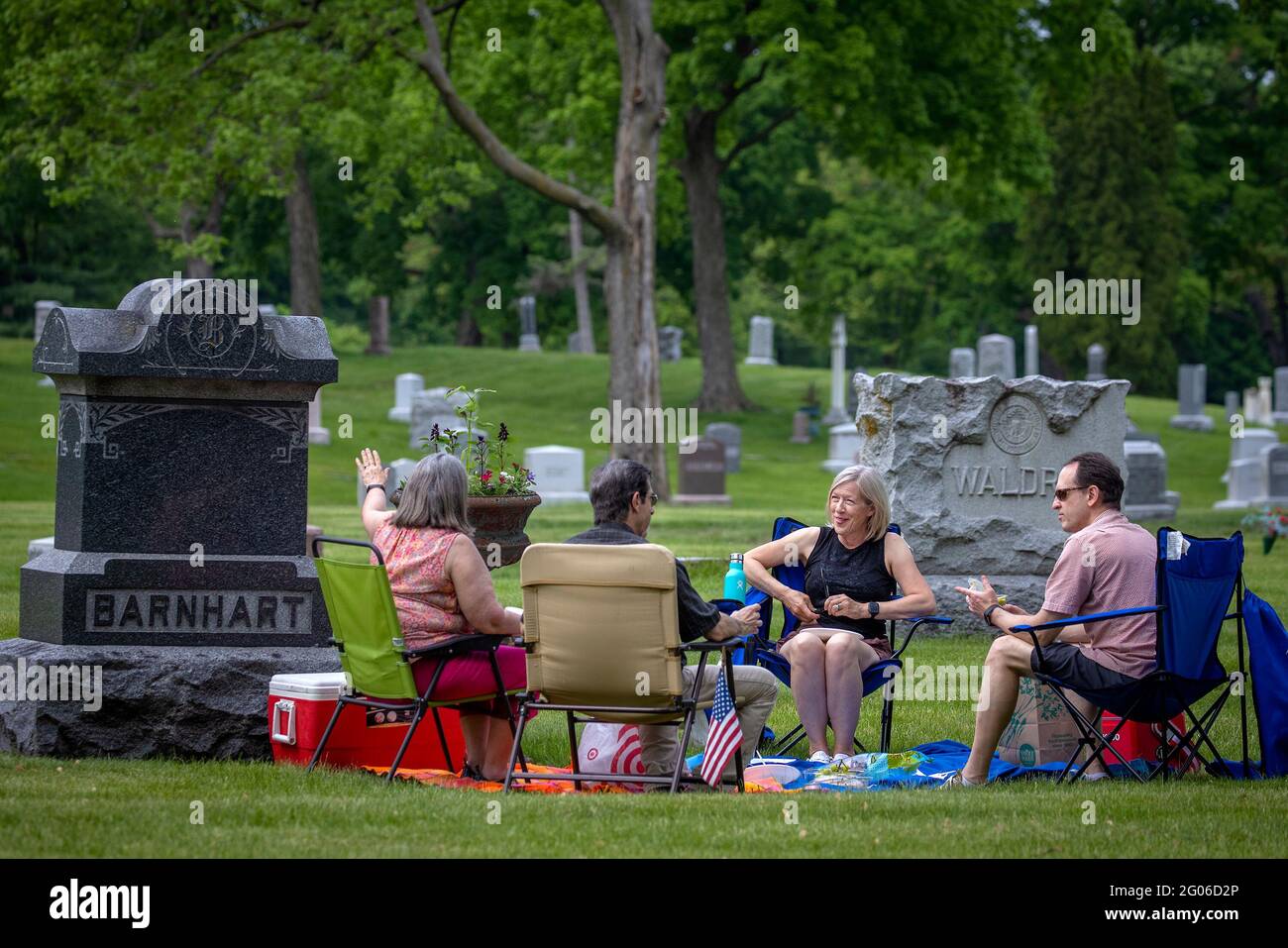 Laura and Jeff Soderquist, left, and Sally and Scott Taylor, right, met ...