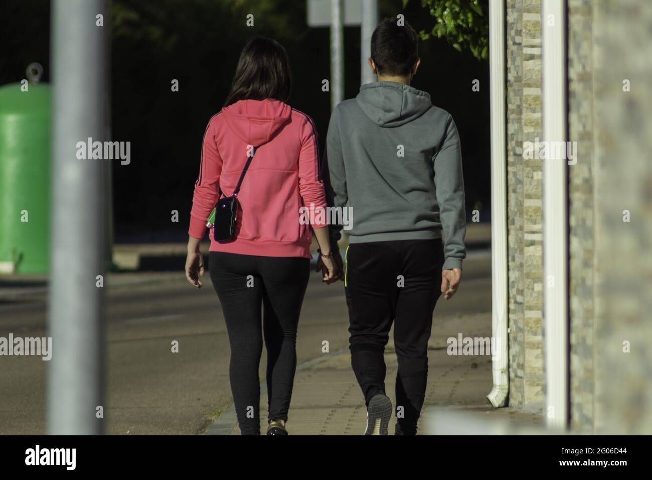 Young lovers taking a walk Stock Photo - Alamy