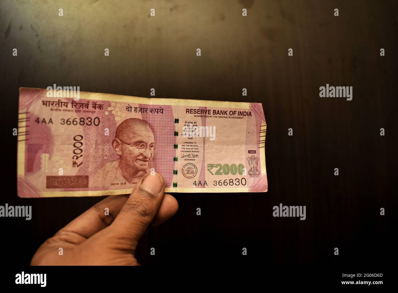 Man Holding Indian Currency Notes Stock Photo - Alamy