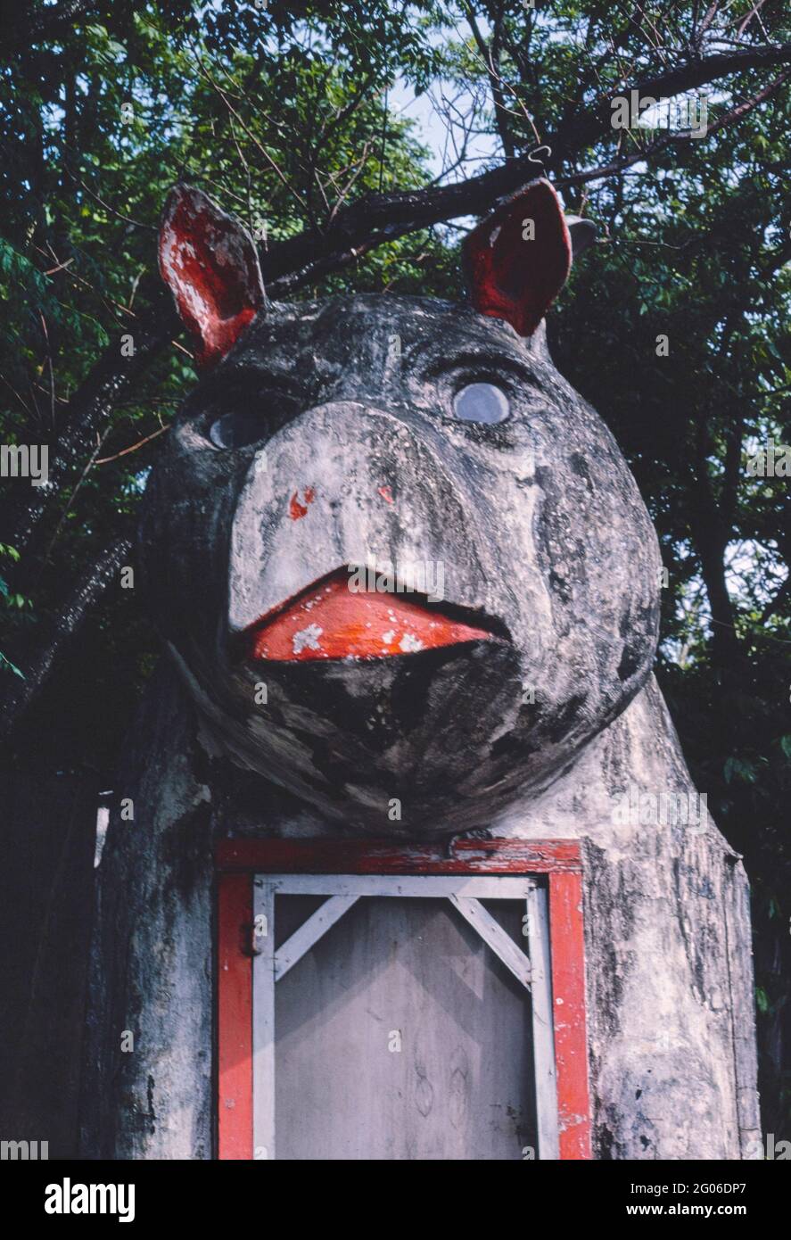 1980s America - Pig Stand, San Antonio, Texas 1982 Stock Photo - Alamy