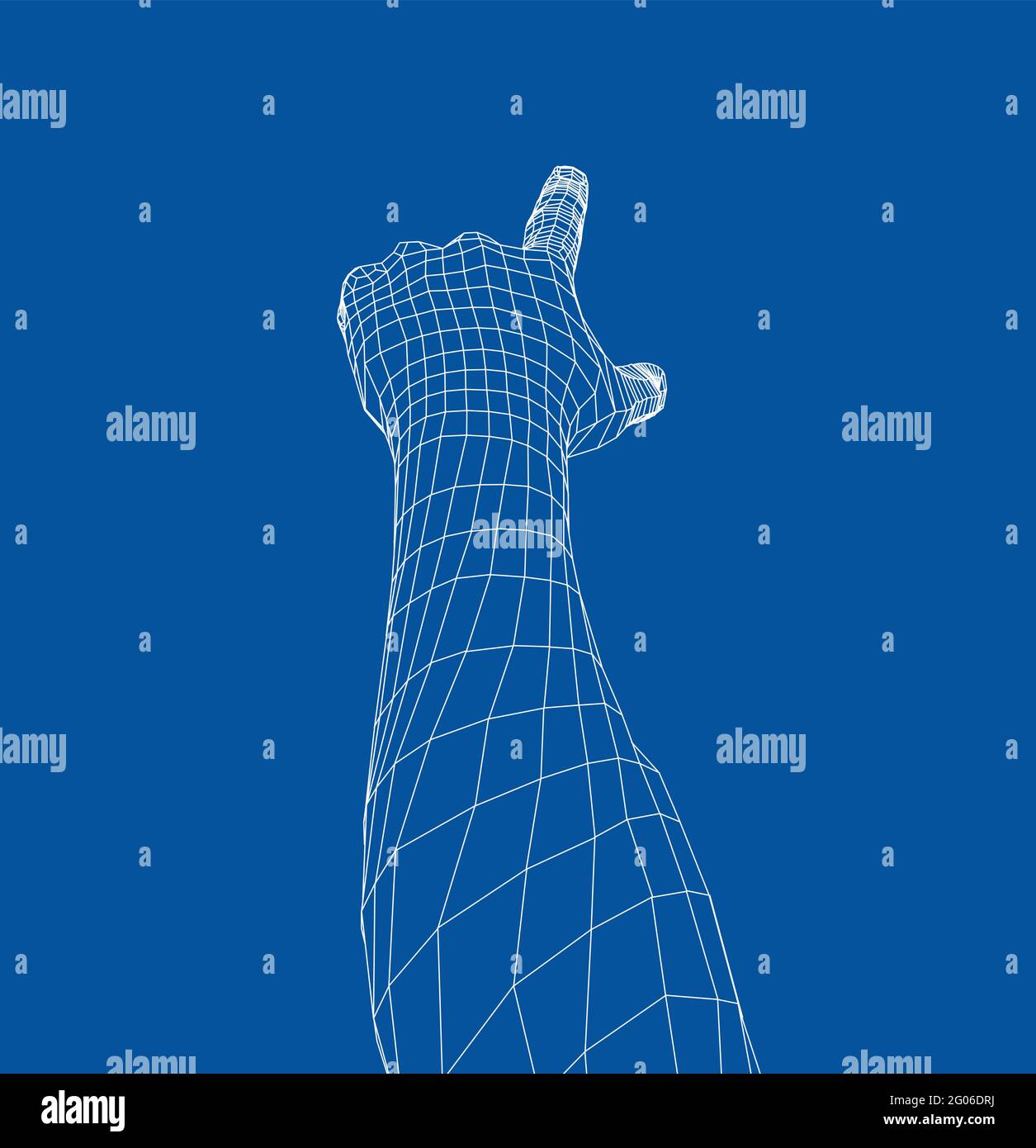 Human hand point with finger. Vector Stock Vector Image & Art - Alamy