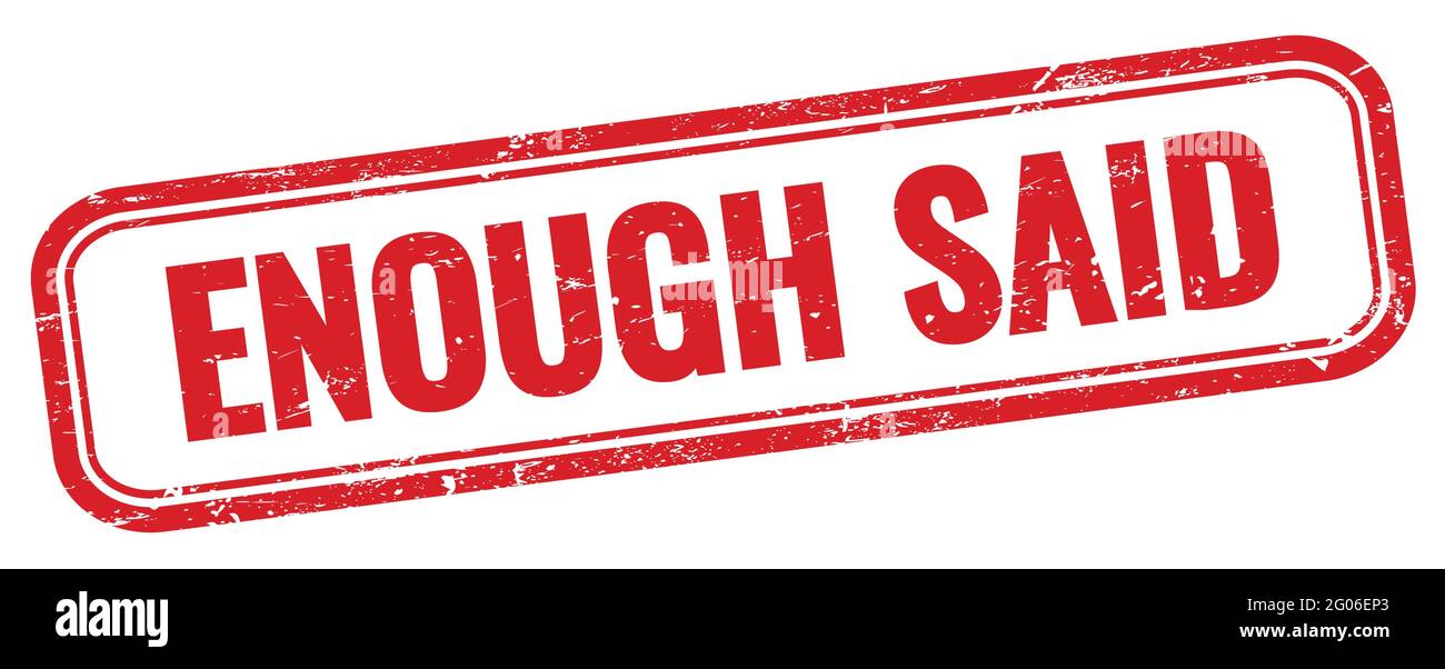 Enough is enough stamp hi-res stock photography and images - Alamy
