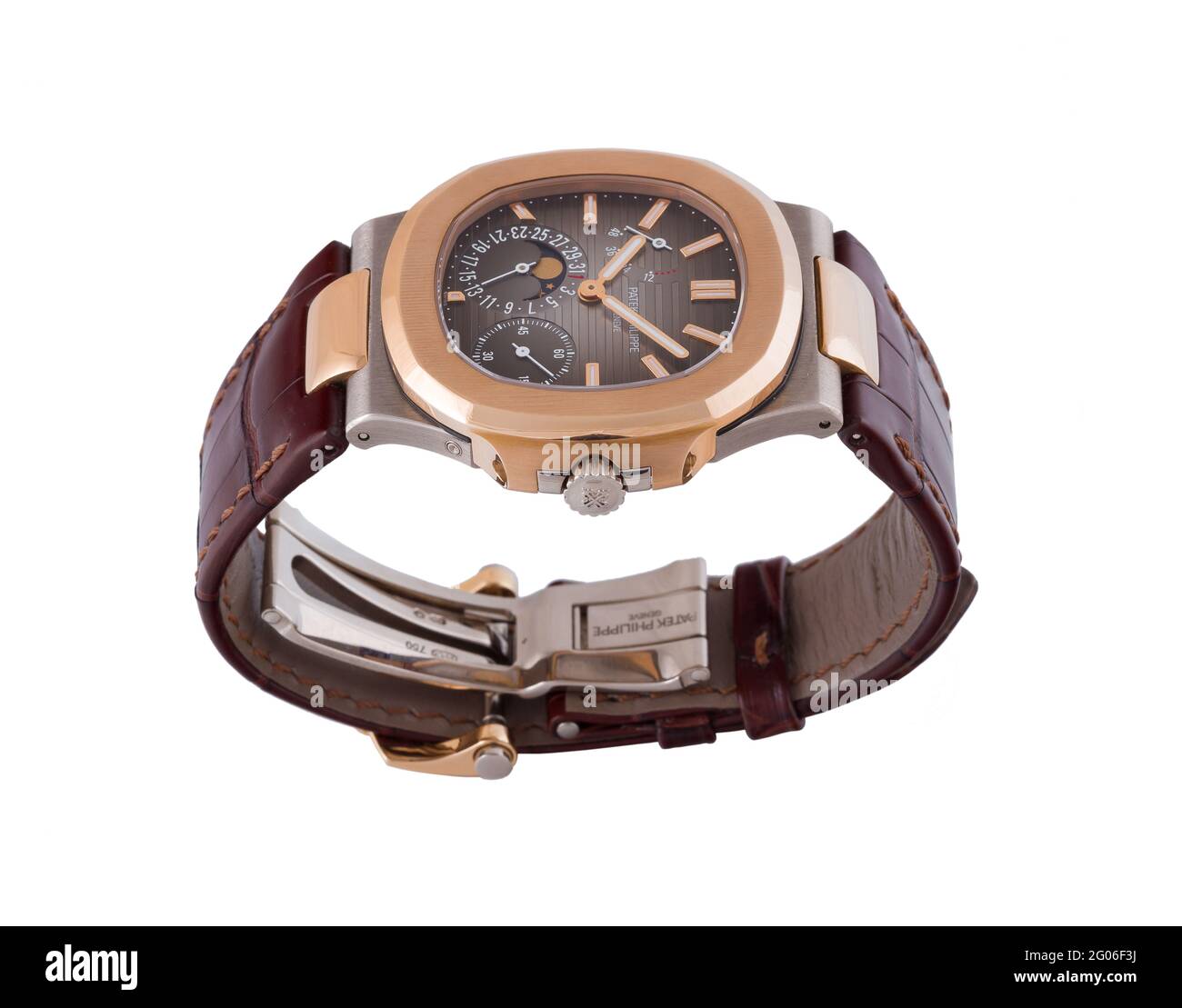 MANILA, PHILIPPINES - Feb 04, 2016: Expensive luxury watch isolated on ...