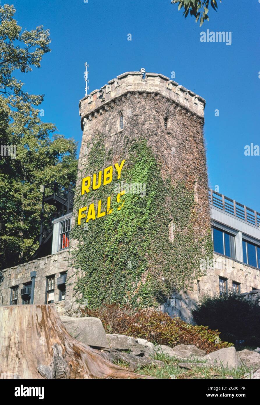 1980s America - Ruby Falls Lookout Mountain, Chattanooga, Tennessee ...