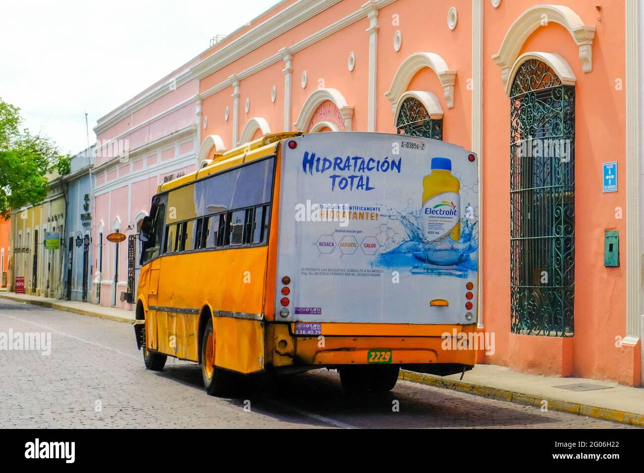 Bus, Merida mexico Stock Photo - Alamy