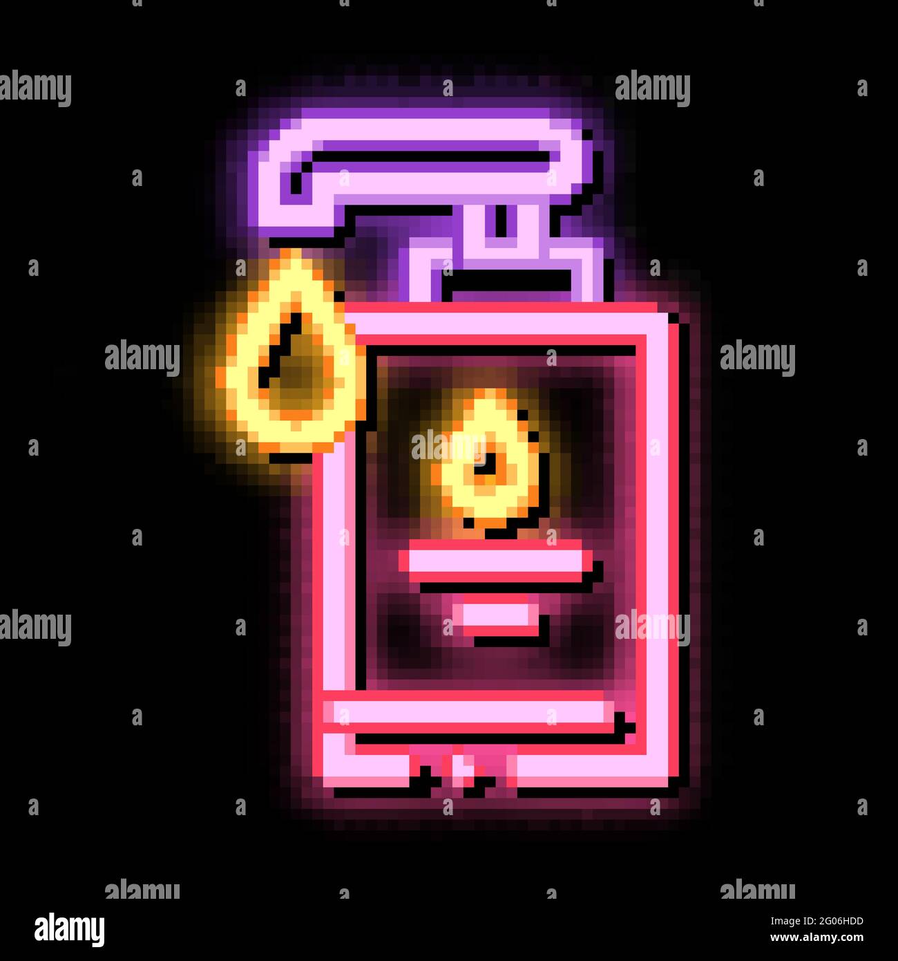 Hygiene Soap Bottle neon glow icon illustration Stock Vector Image ...