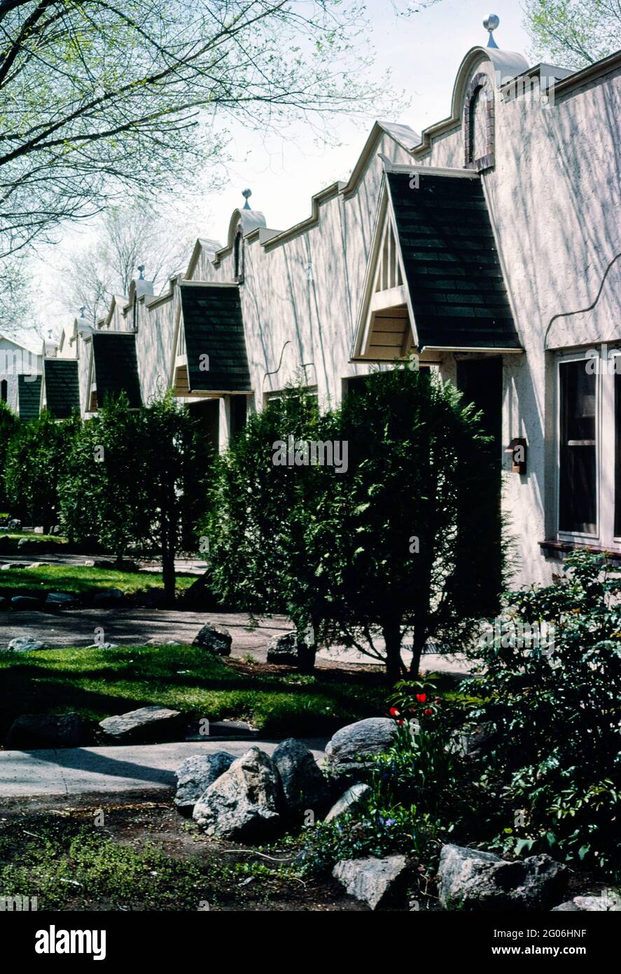 1980s United States - Mountain View Motel, Ogden, Utah 1980 Stock Photo ...