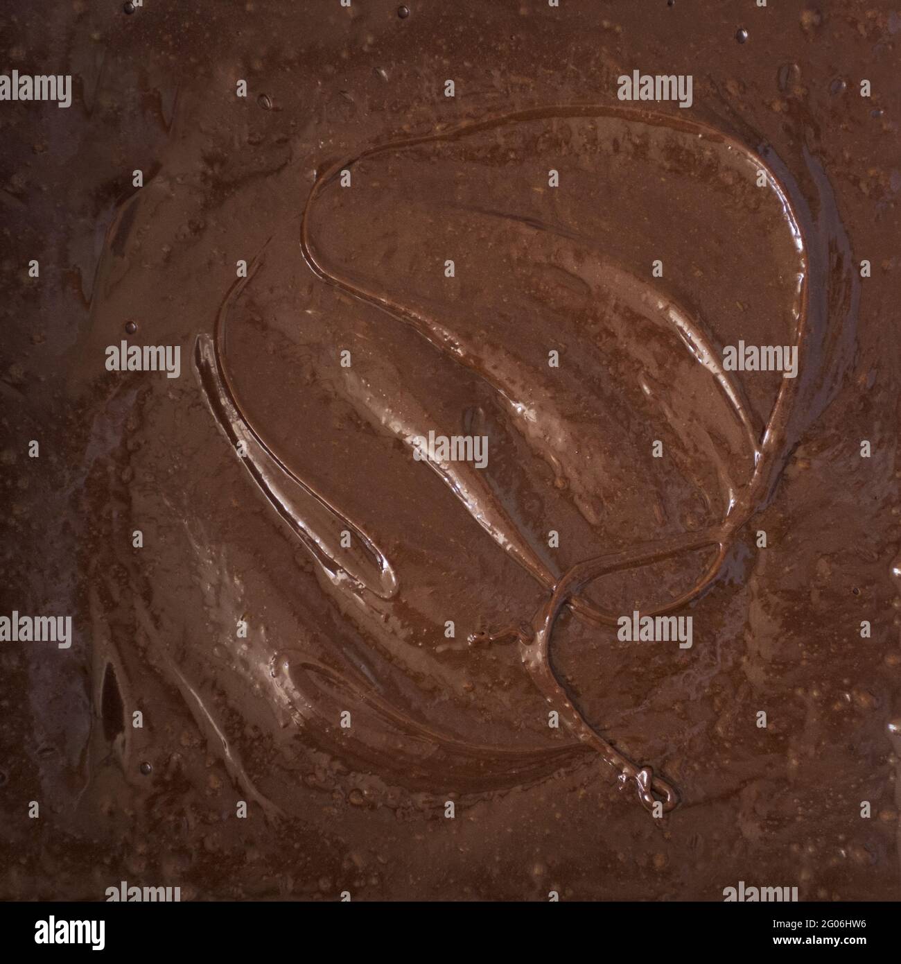 Brownie batter texture Stock Photo - Alamy