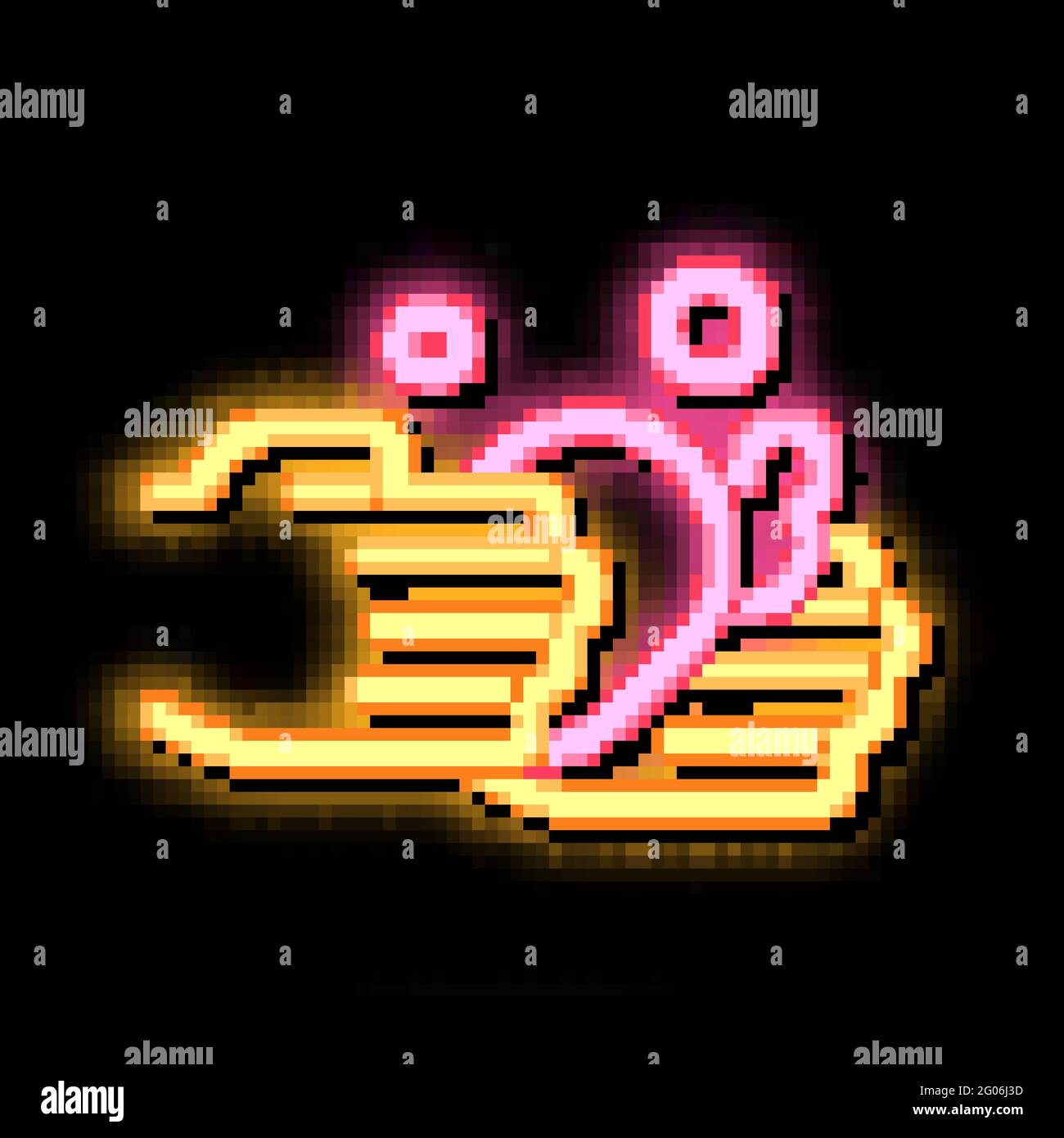 Hands Wash With Soap neon glow icon illustration Stock Vector Image ...