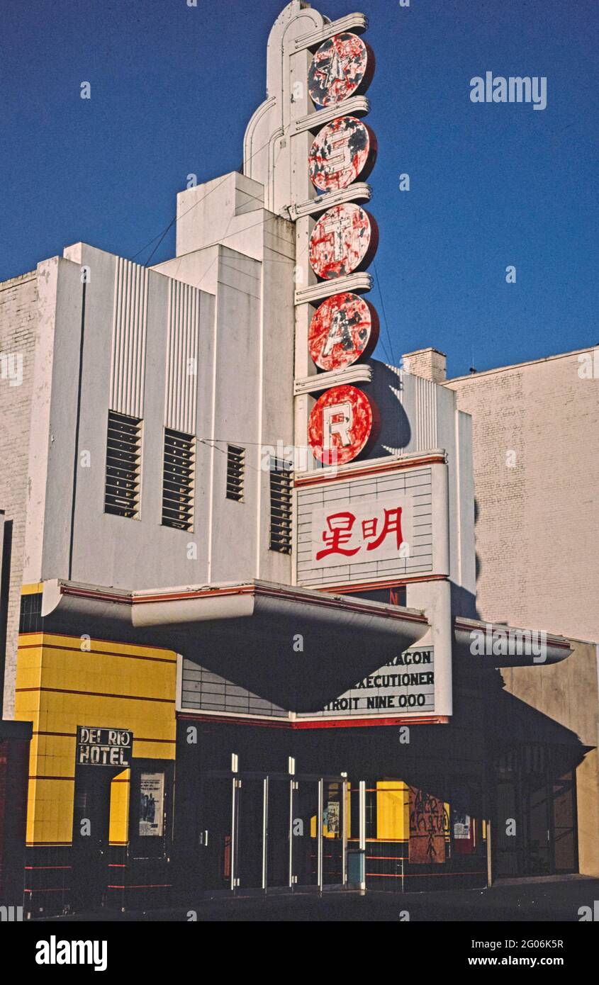 1980s America - Star Theater, Sacramento, California 1980 Stock Photo ...