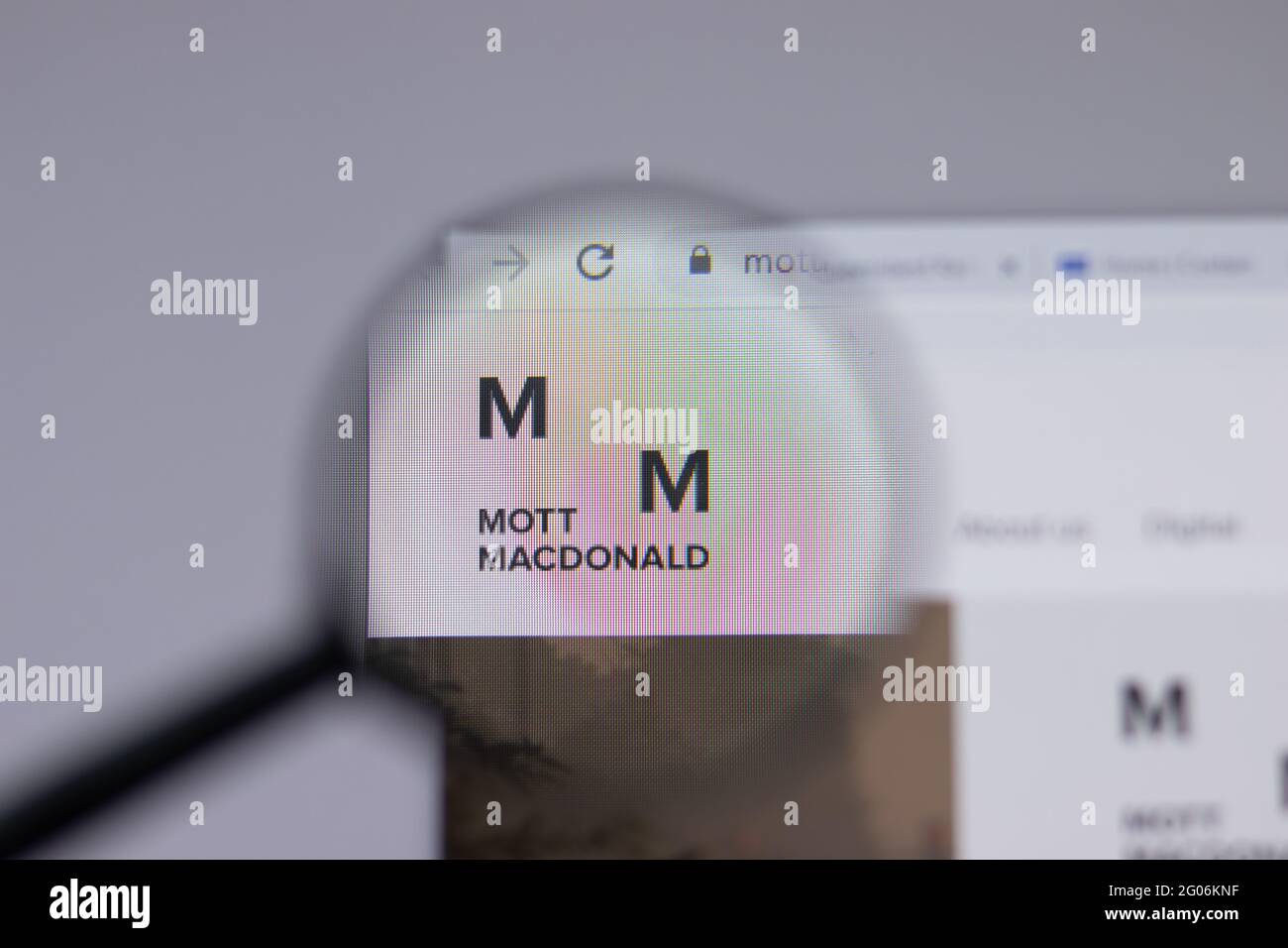 Los Angeles, California, USA - 1 June 2021: Mott MacDonald logo or icon ...