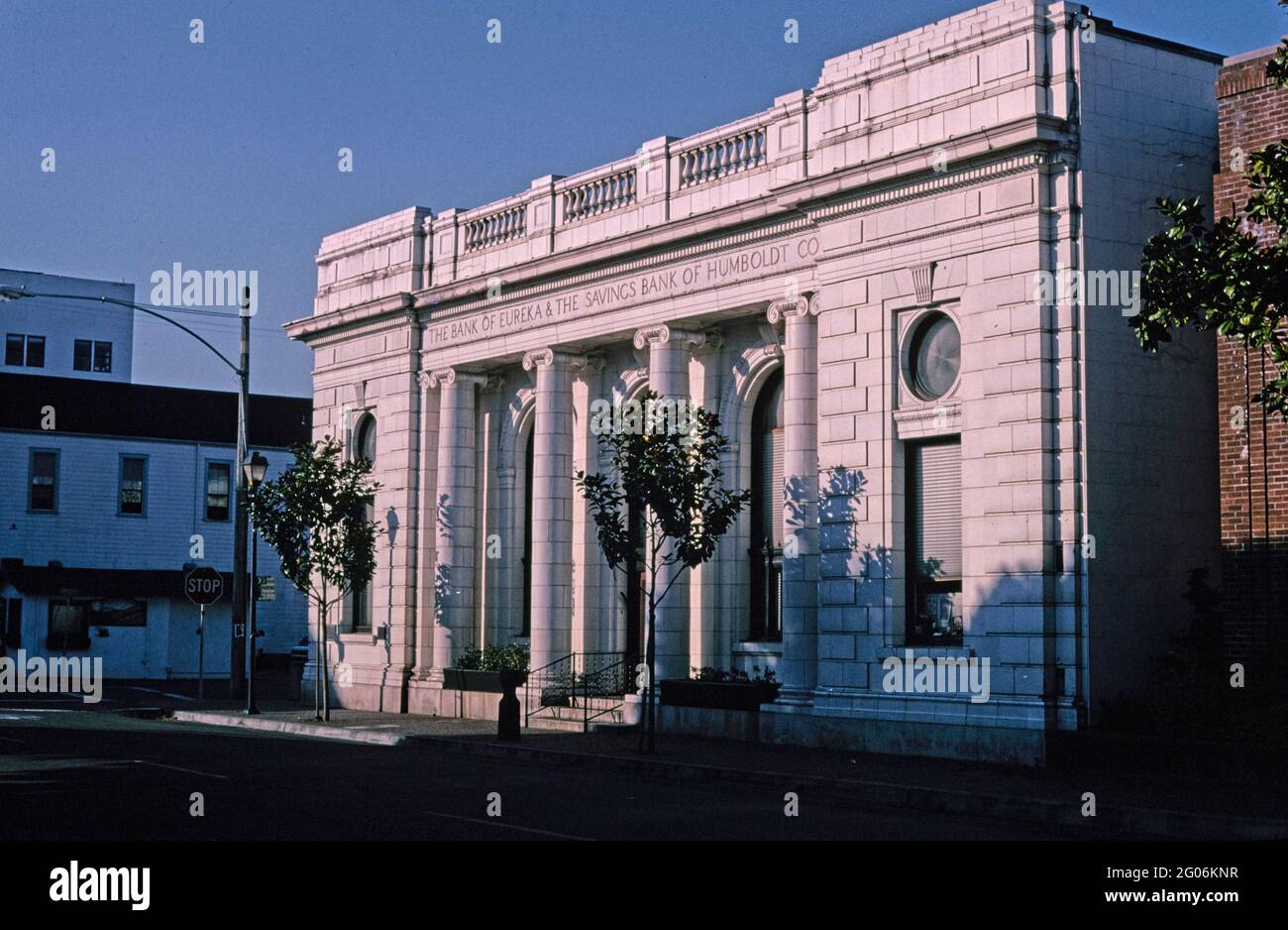 Bank of eureka and savings bank of humboldt county hi-res stock ...