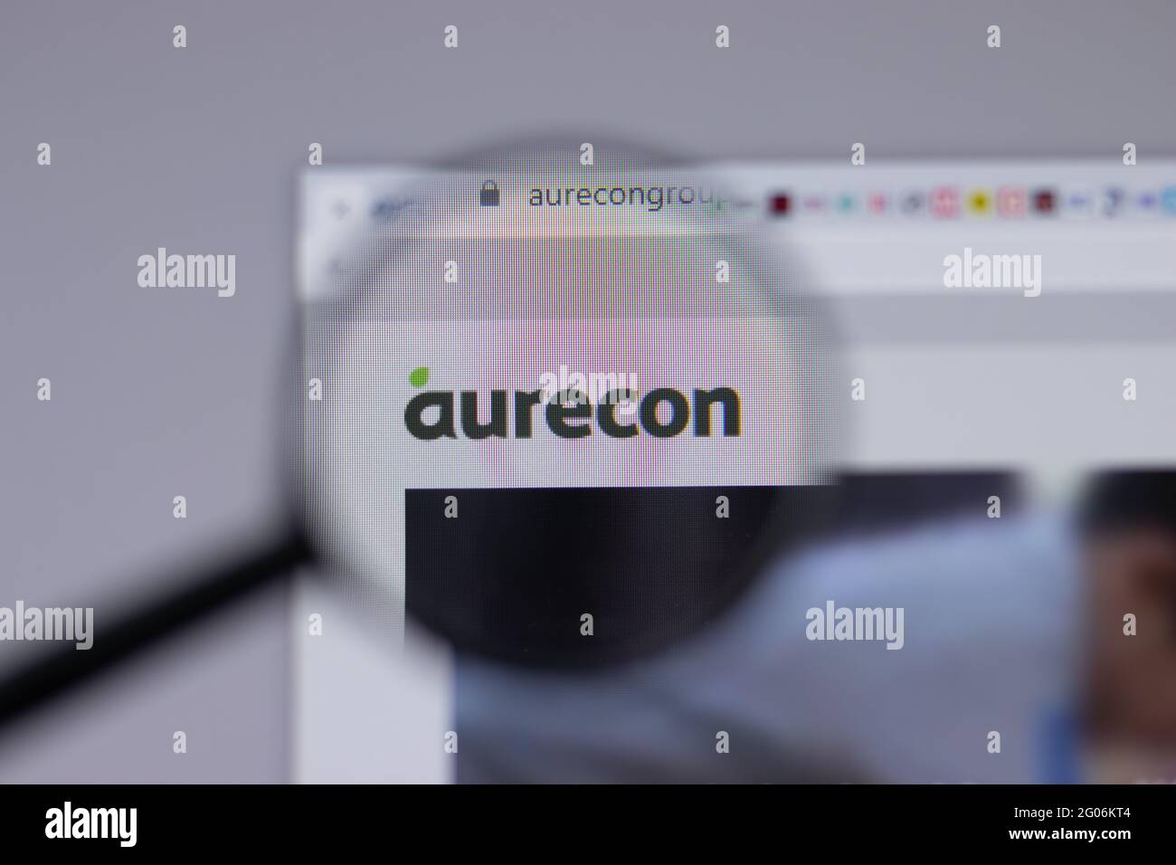 Los Angeles, California, USA - 1 June 2021: Aurecon logo or icon on ...