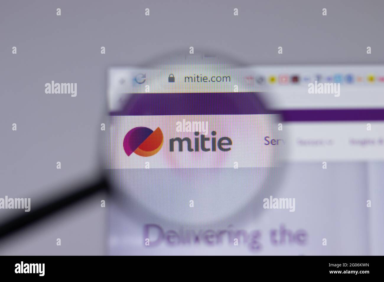Mitie logo hi-res stock photography and images - Alamy