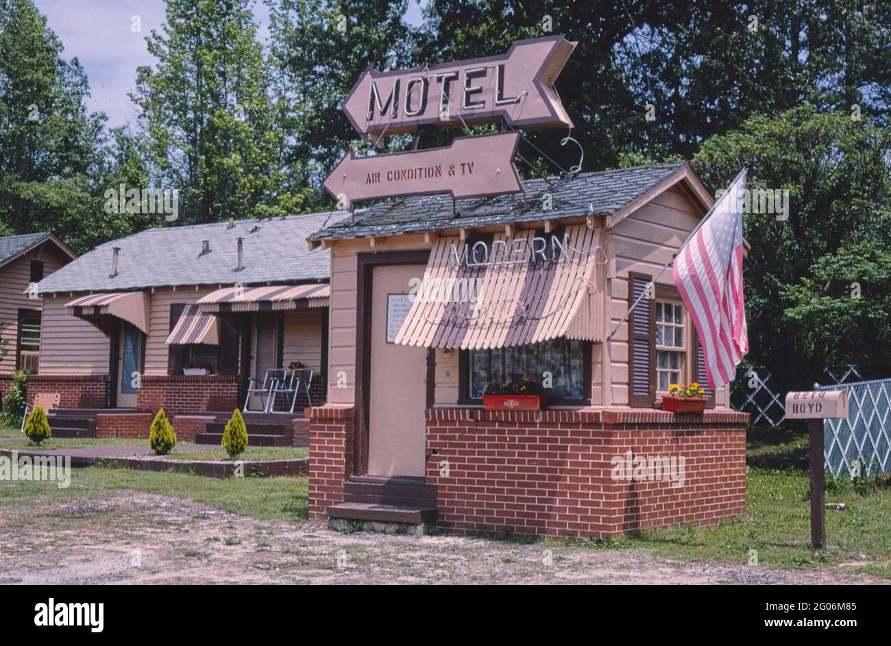 Flint side motel office hi-res stock photography and images - Alamy
