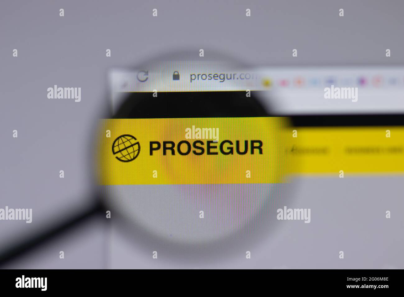 Los Angeles, California, USA - 1 June 2021: Prosegur logo or icon on ...