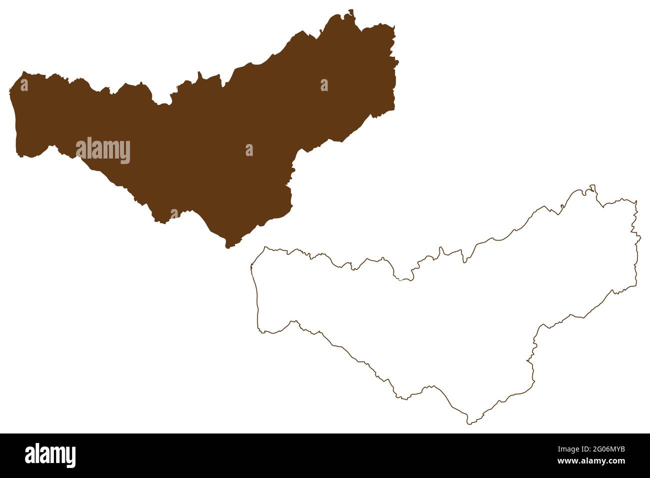 Merzig Wadern district (Federal Republic of Germany, State of Saarland ...