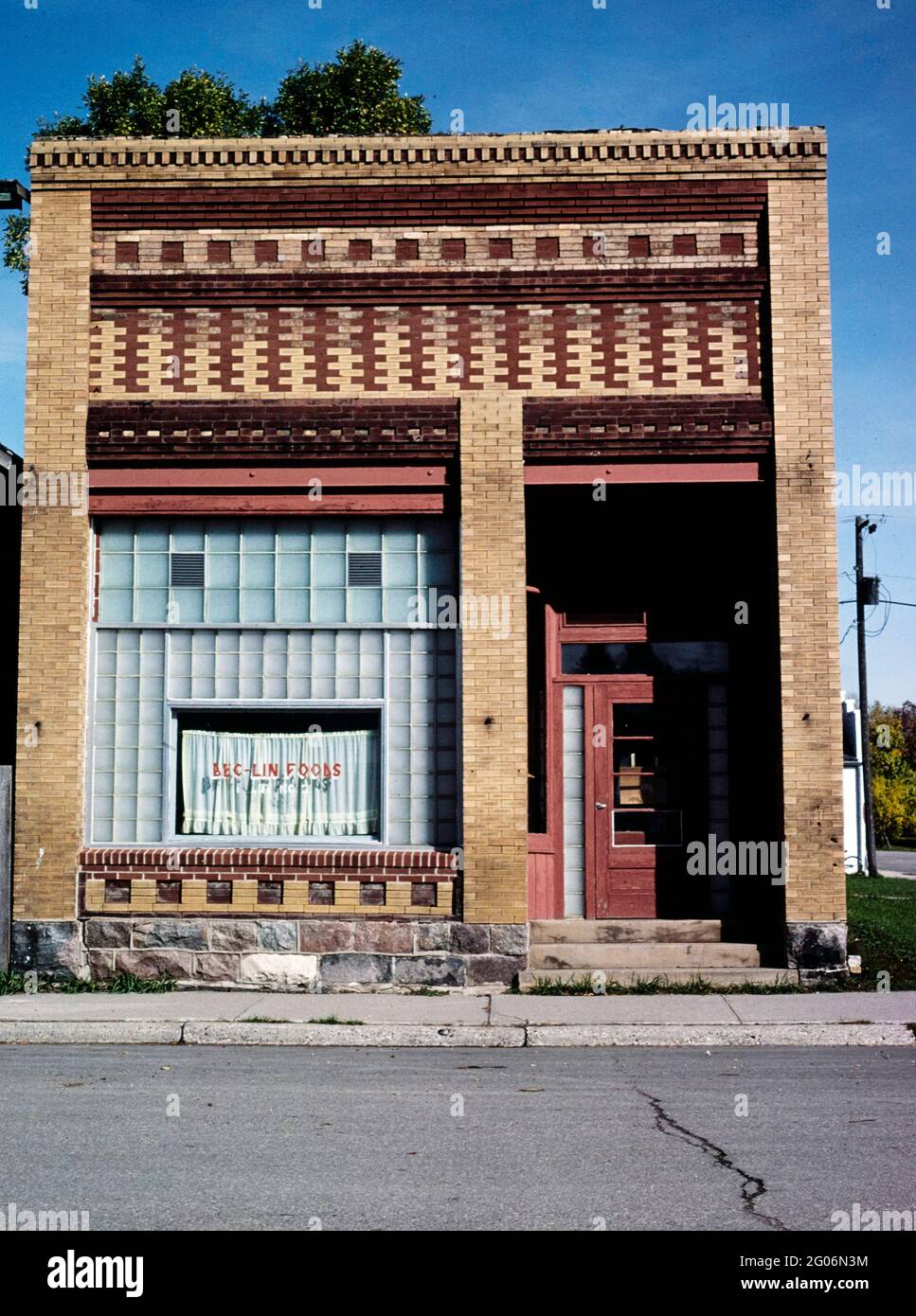 1980s America - Bec-Lin Foods, Lake Parks, Minnesota 1980 Stock Photo ...