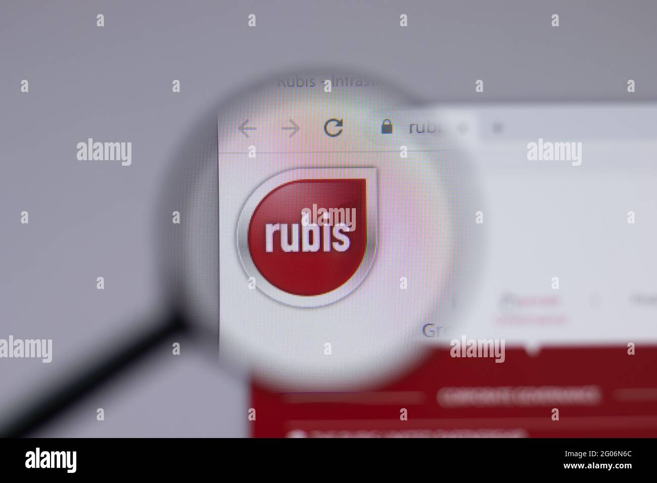 Los Angeles, California, USA - 1 June 2021: Rubis logo or icon on ...